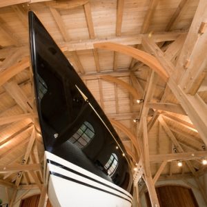 Hip Roof Boat House – Sweet Timber Frames