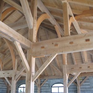 Hip Roof Boat House – Sweet Timber Frames